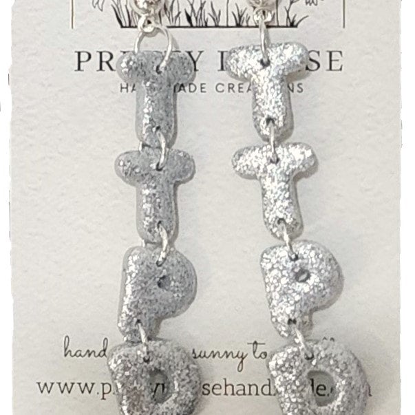 Taylor Swift Tortured Poet Dept Inspired TTPD Letter Drop Polymer Clay ...