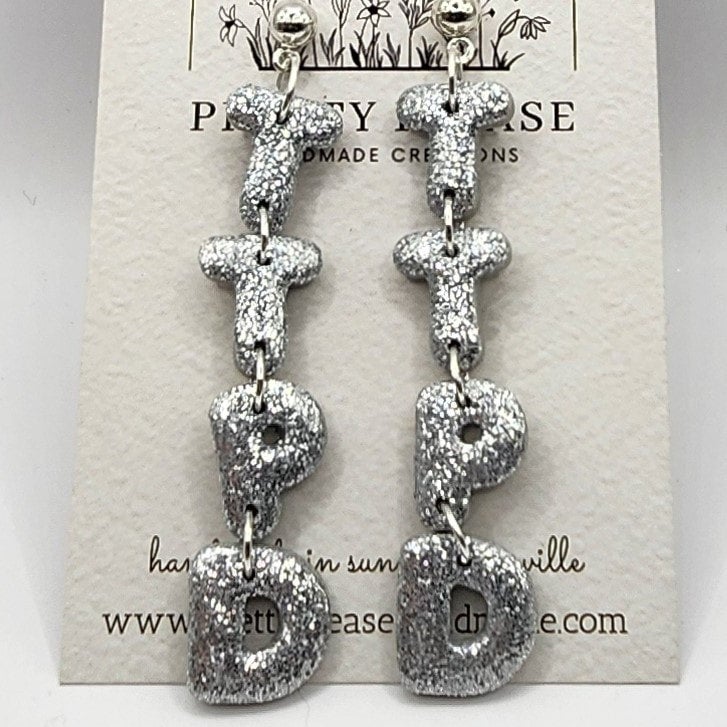 Taylor Swift Tortured Poet Dept Inspired TTPD Letter Drop Polymer Clay ...