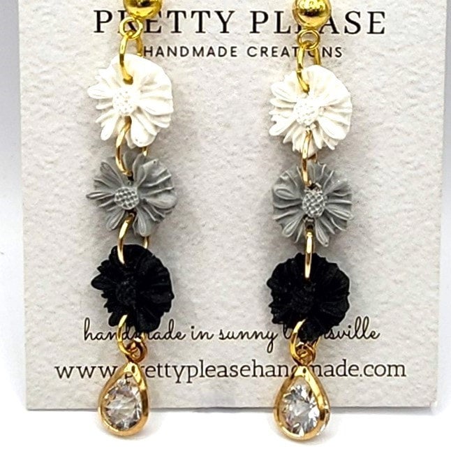 Taylor Swift TTPD Inspired Era Daisy Chain Drop Polmer Clay Earrings ...